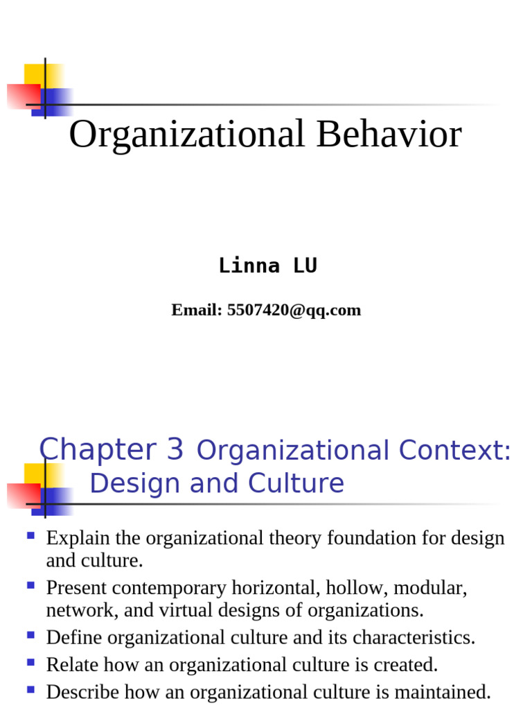 Organizational Behavior-Chapter 3 | PDF | Learning | Supply Chain