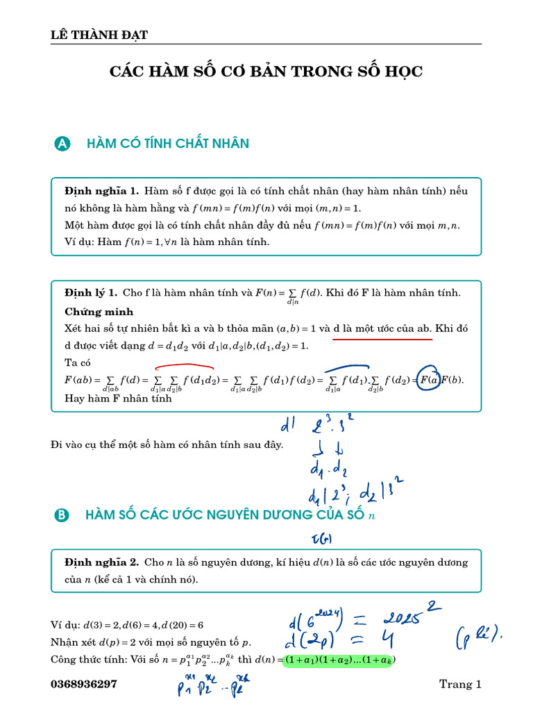 HSG10 Note B18 | PDF