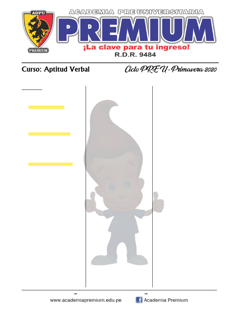 RV PRIM20 PREU 06 Analogias | PDF