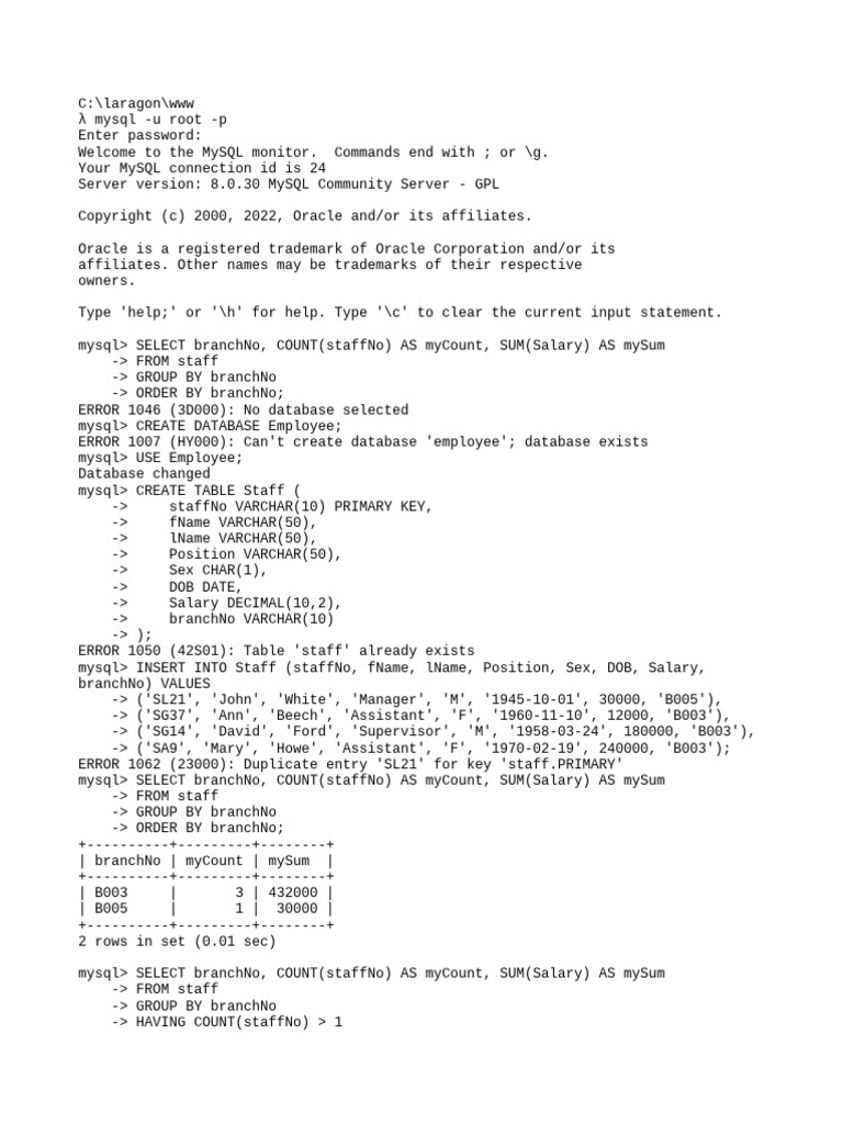 Lab 7 (Mohamad Muizzuddin Bin Mohd Saat) Database | PDF | My Sql | Databases