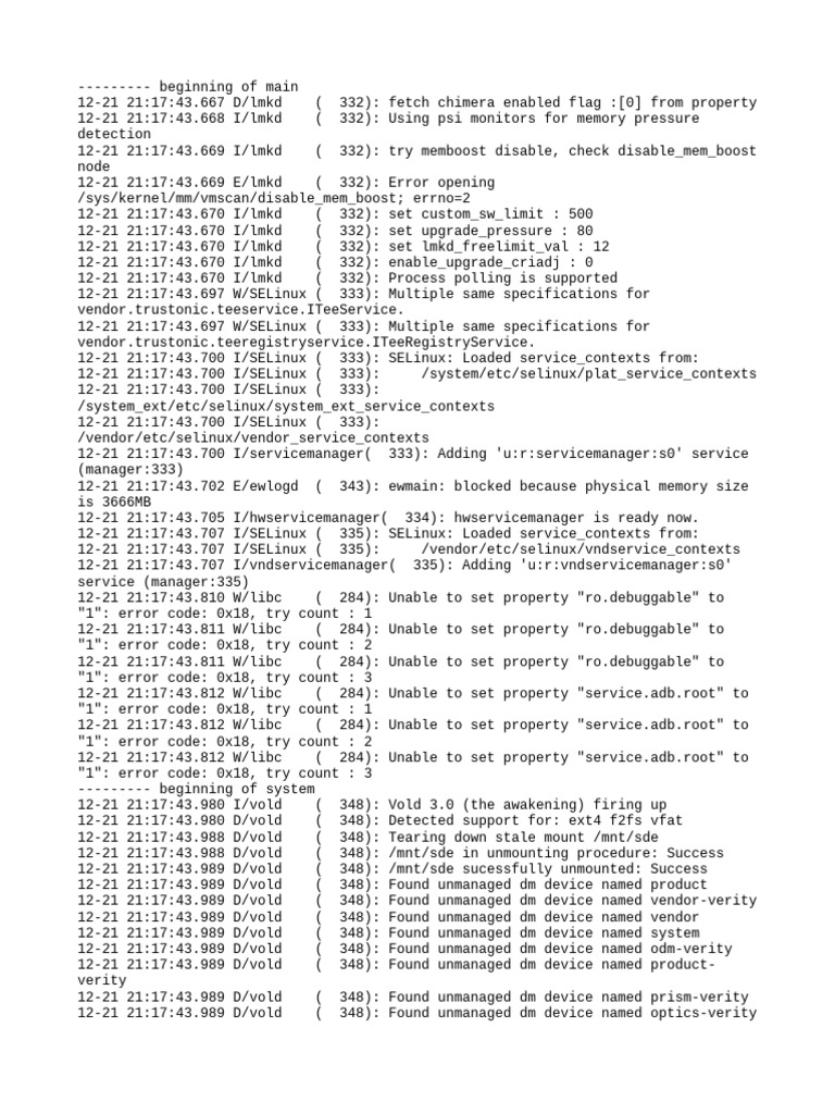 Logcat CSC Update Log | PDF | Computer Architecture | Data