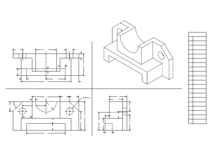 Week 08 Cradle Bracket-Model | PDF
