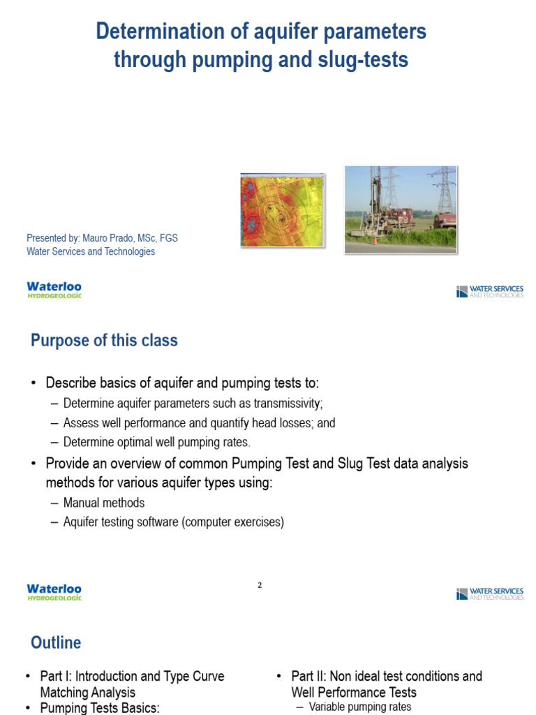 Aquifer Tests Principles Practice | PDF | Aquifer | Hydrology