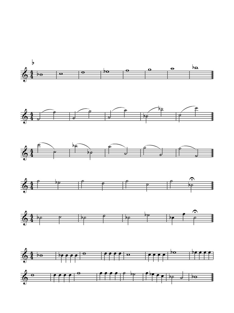 Band Warm Ups | PDF
