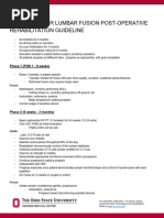 Acdf Physical Therapy Post Op Protocol | PDF | Anatomical Terms Of ...