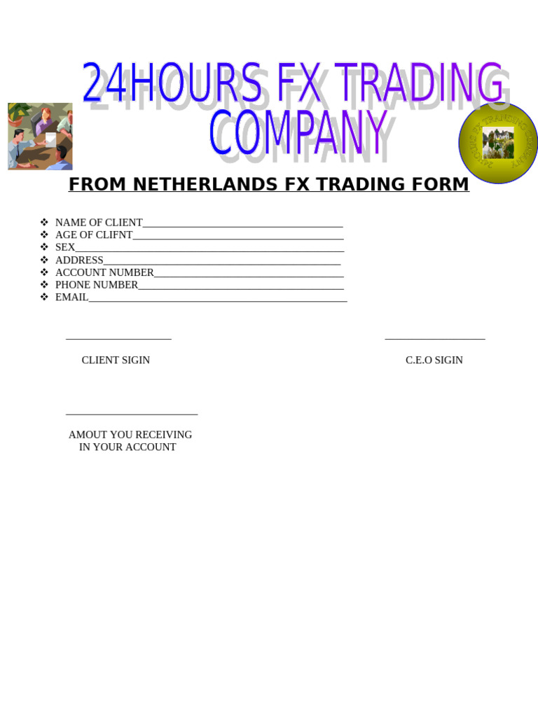 From Netherlands FX Trading Form | PDF