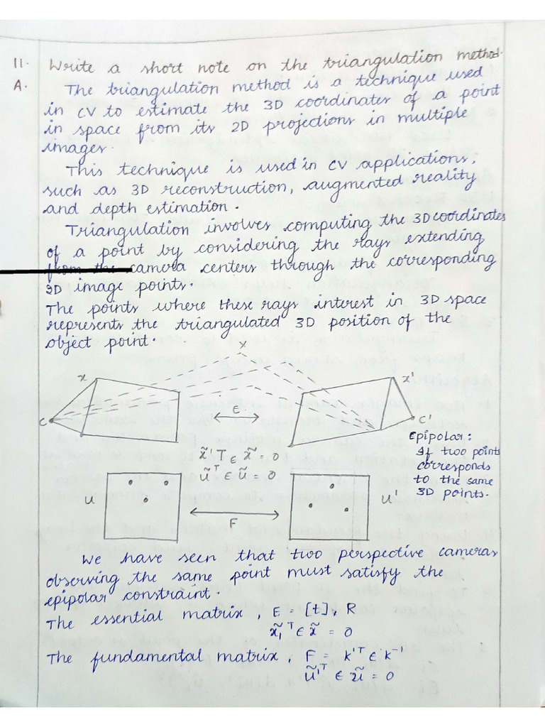 CV Unit-3 Assignment | PDF