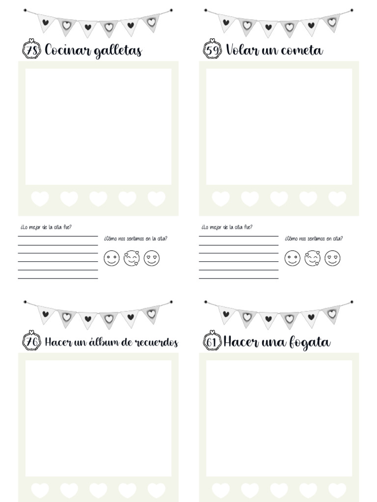 Ideas creativas para citas románticas | PDF