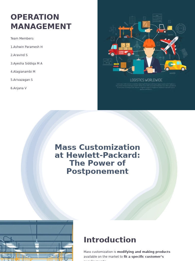 Operation Management | PDF | Standardization | Supply Chain