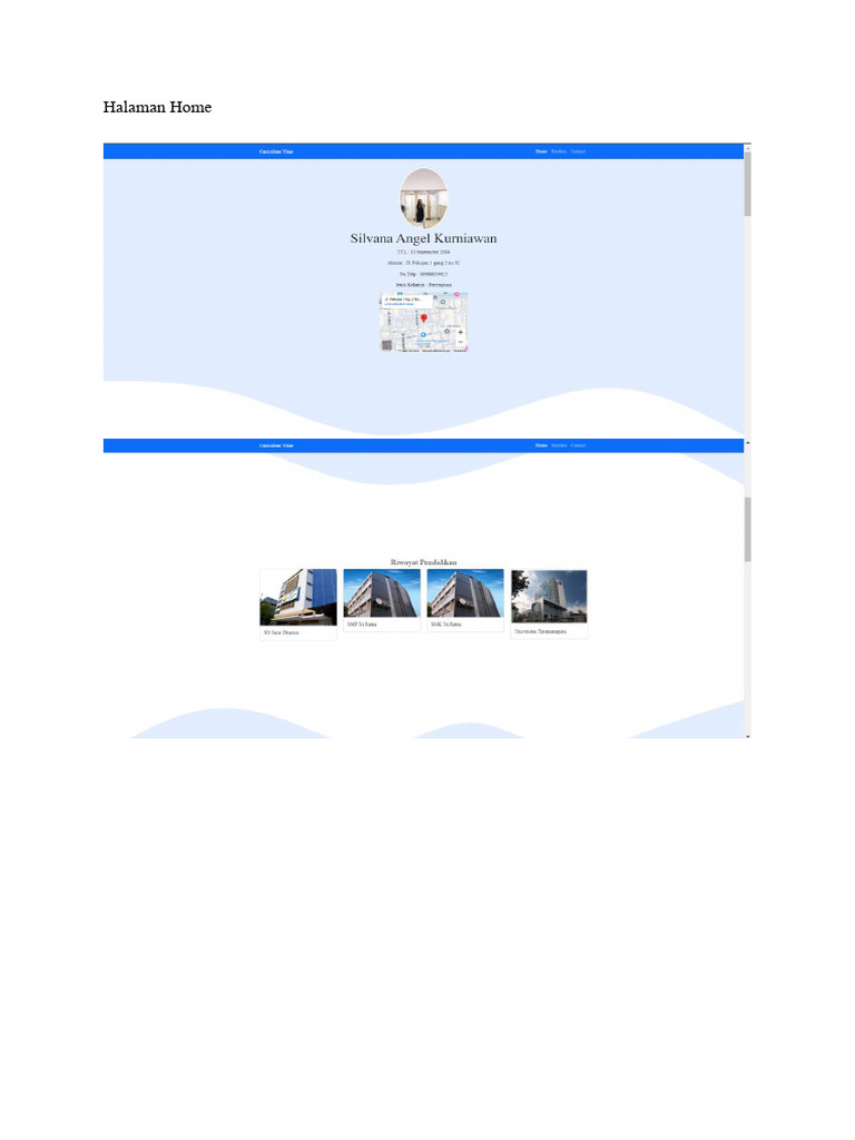 Laporan UTS Web Dev Silvana Angel Kurniawan_825230130 | PDF