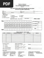 Revised Form 86 for Medical Examination | PDF