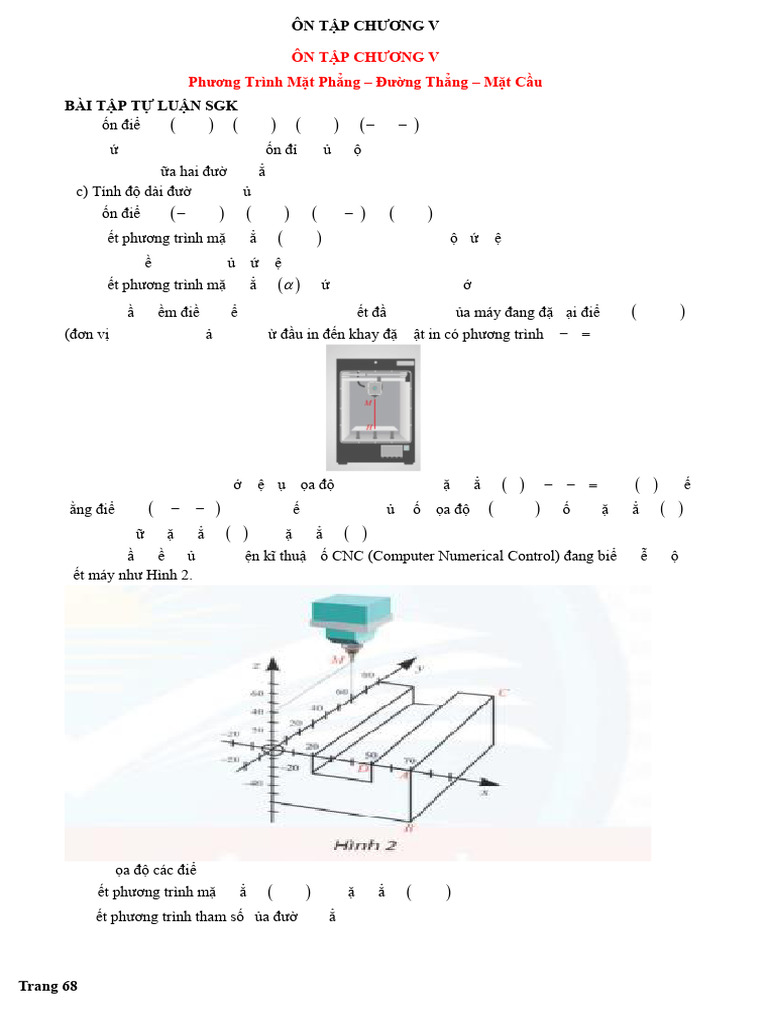 (PHT) - On Tap Hinh Hoc Oxyz | PDF