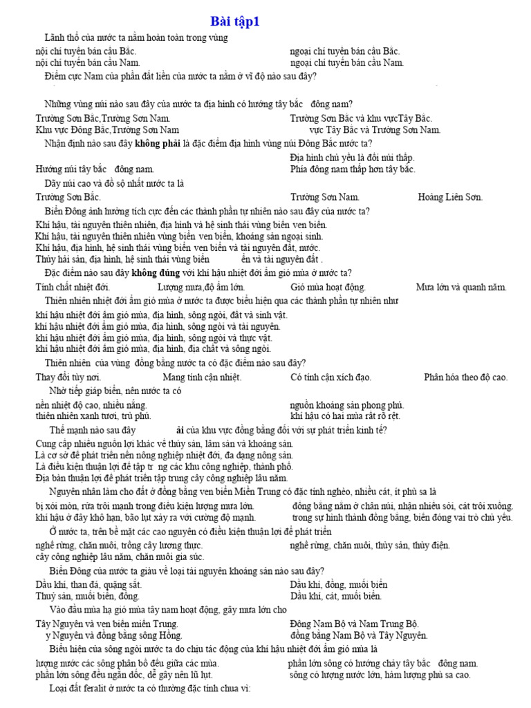 12-GK1-Baitap1-25cau | PDF