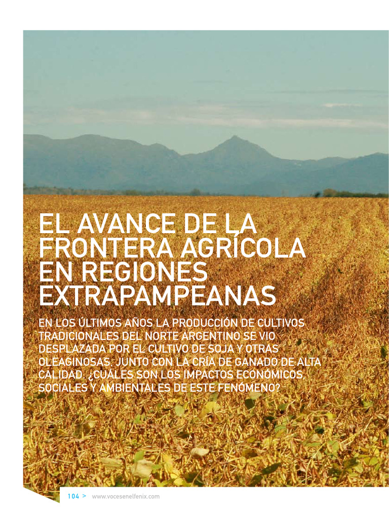 Rofman - Frontera Agrícola | PDF | Agricultura | Algodón