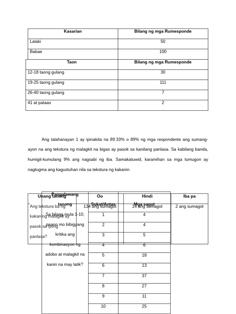 Tabulation | PDF