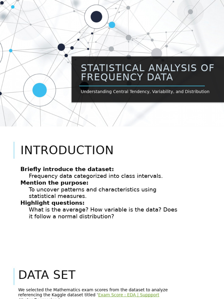 Statistical Analysis of Frequency Data | PDF | Statistics | Mode ...