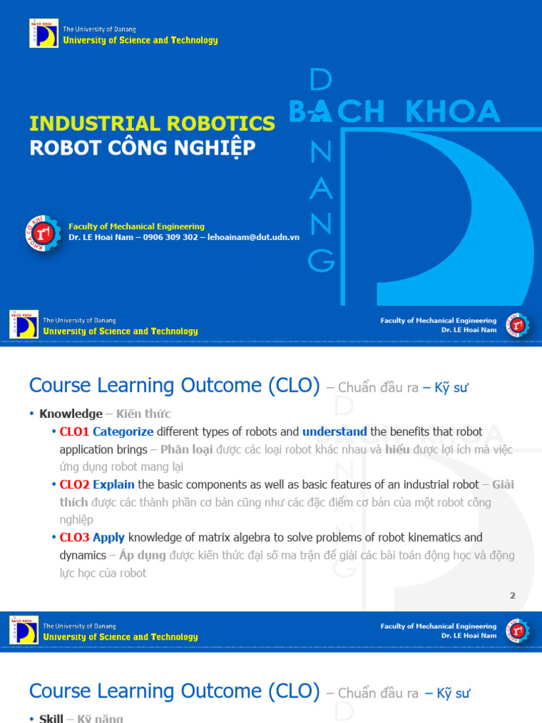 DUT Robotics C1 - Gioi Thieu | PDF