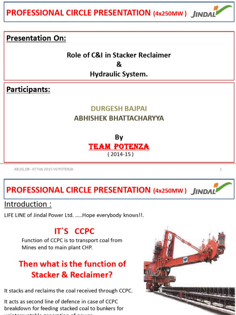 Lifeline in Industry - Stacker Reclaimer-1 | PDF | Valve | Liquids