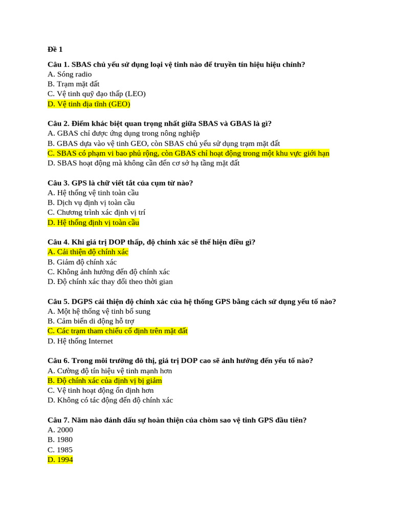 Gnss đề soạn azota | PDF