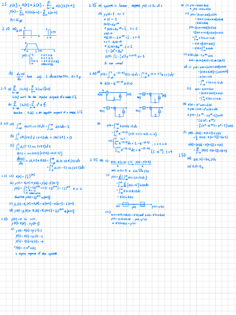 Linear System Response Analysis | PDF | Mathematical Physics | Oscillation