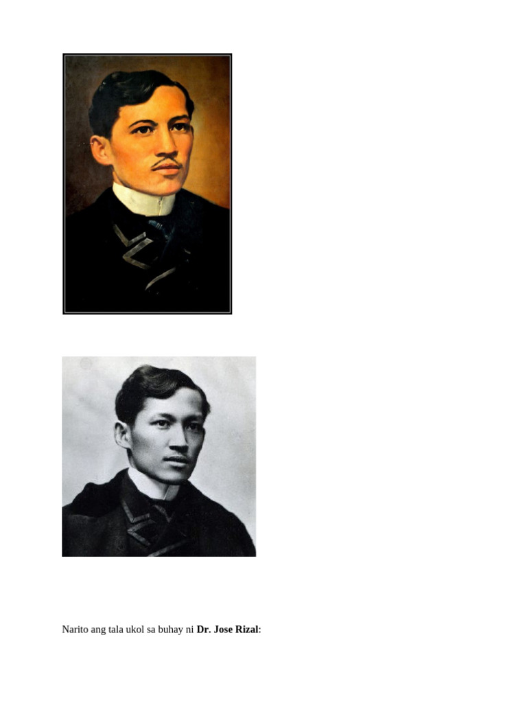 Rizal Basic Info | PDF