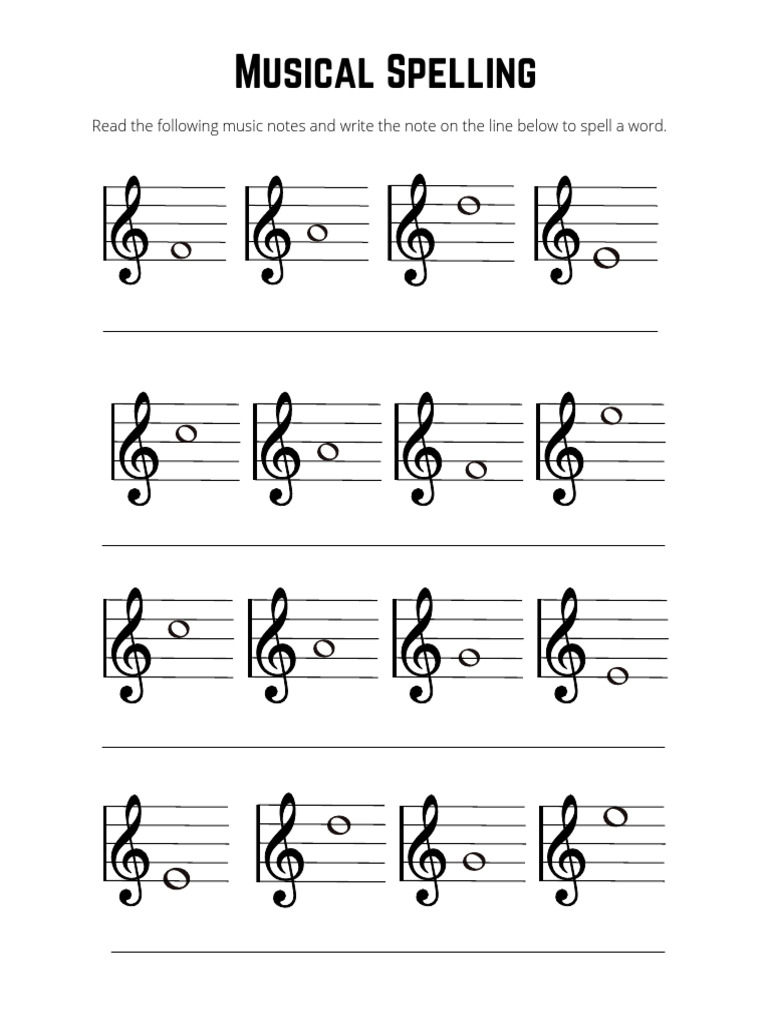 Musical Spelling | PDF