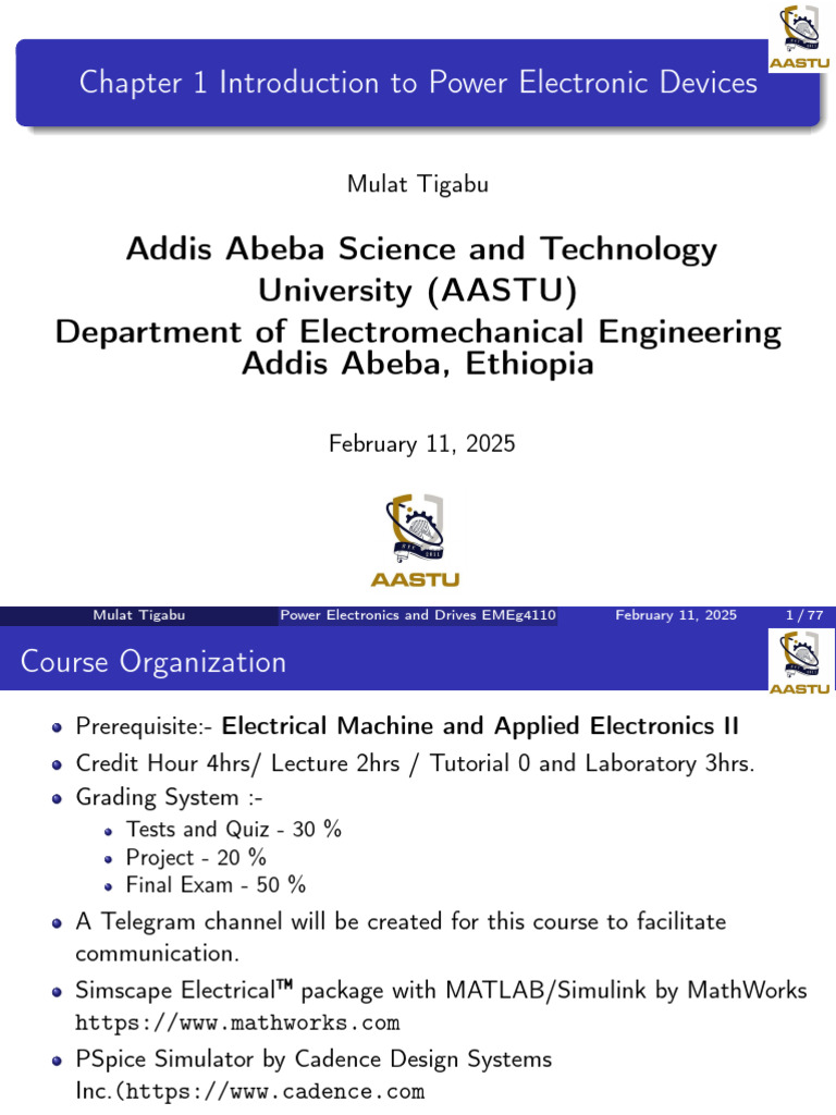 Chapter 1 Introduction To Power Electronic Devices | PDF | Power Electronics | Diode