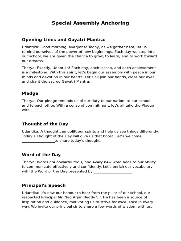 Special Assembly Anchoring | PDF