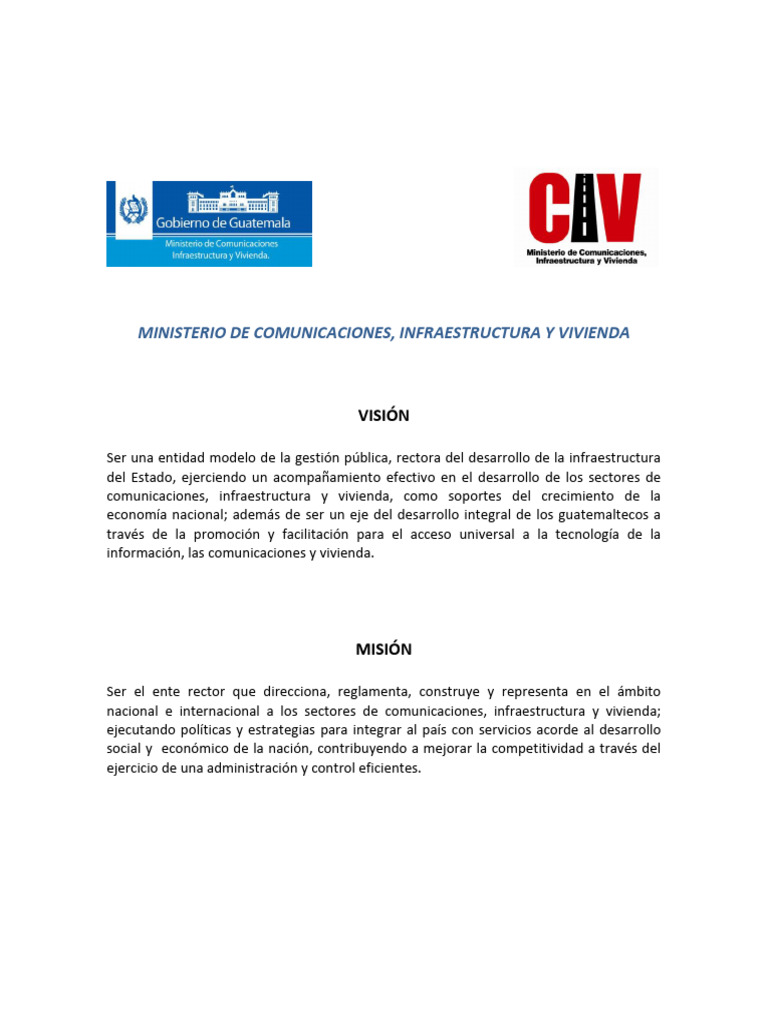 Misión y Visión | PDF