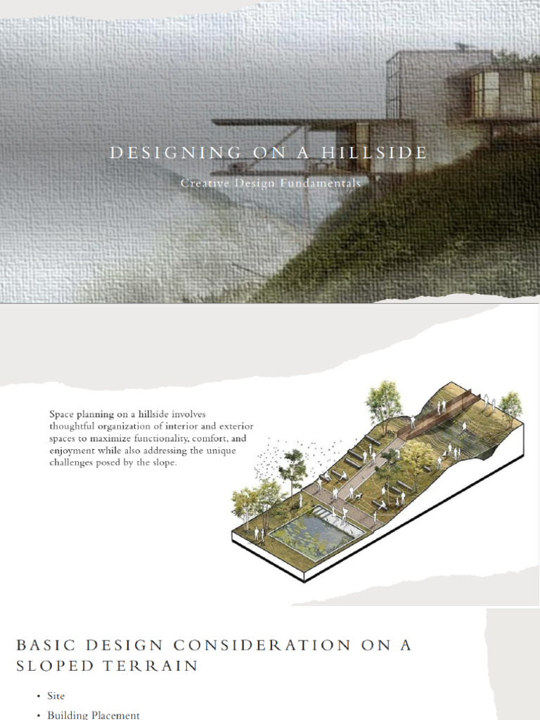 Designing On A Hillside DESIGN 2 | PDF