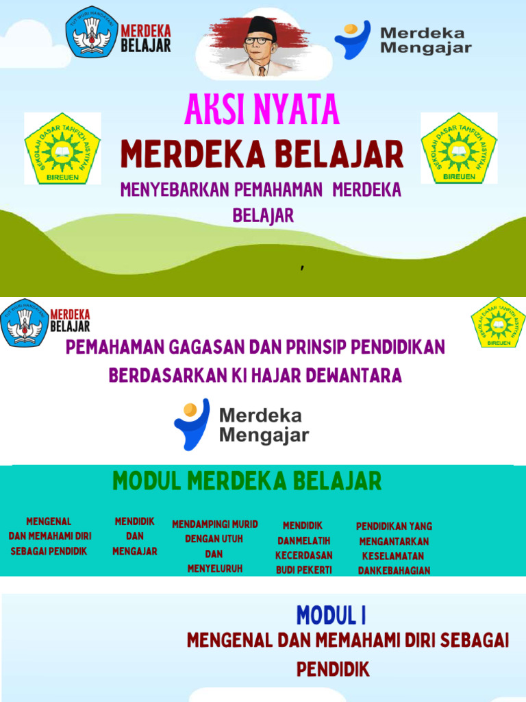 AKSI NYATA (MERDEKA BELAJAR) - Eva | PDF