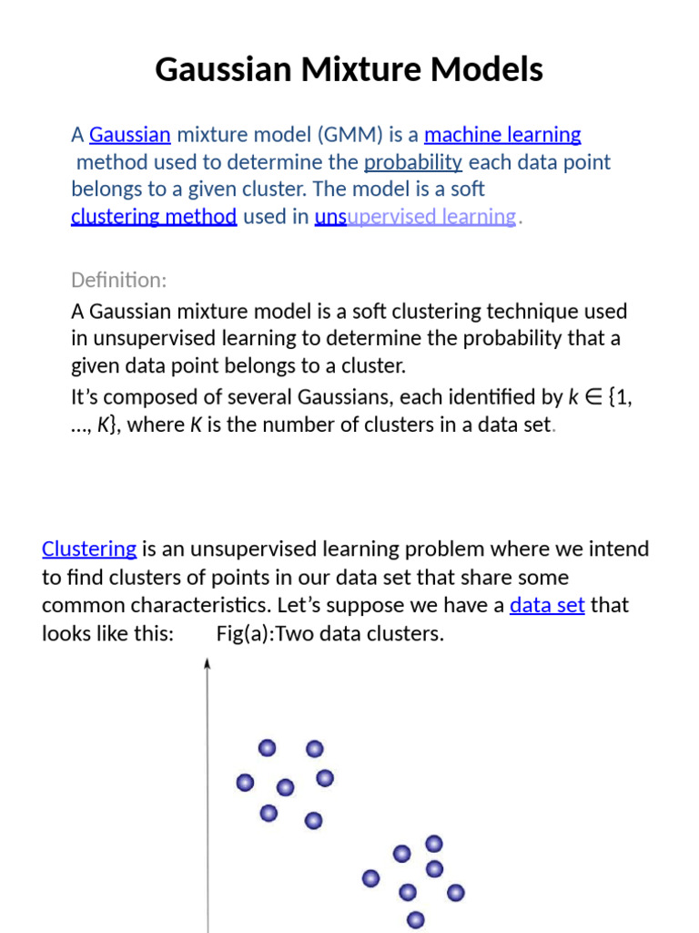Gaussian Mixture Models Unit-III | PDF | Cluster Analysis | Artificial Intelligence