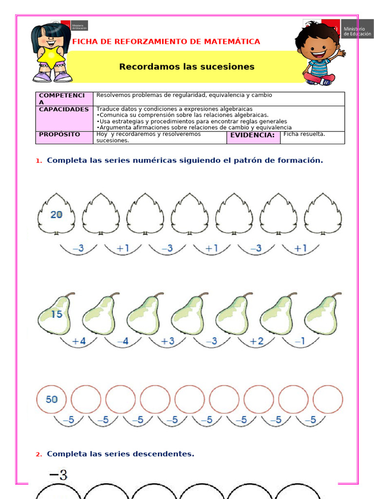 Ref Mat Recordamos Las Sucesiones | PDF