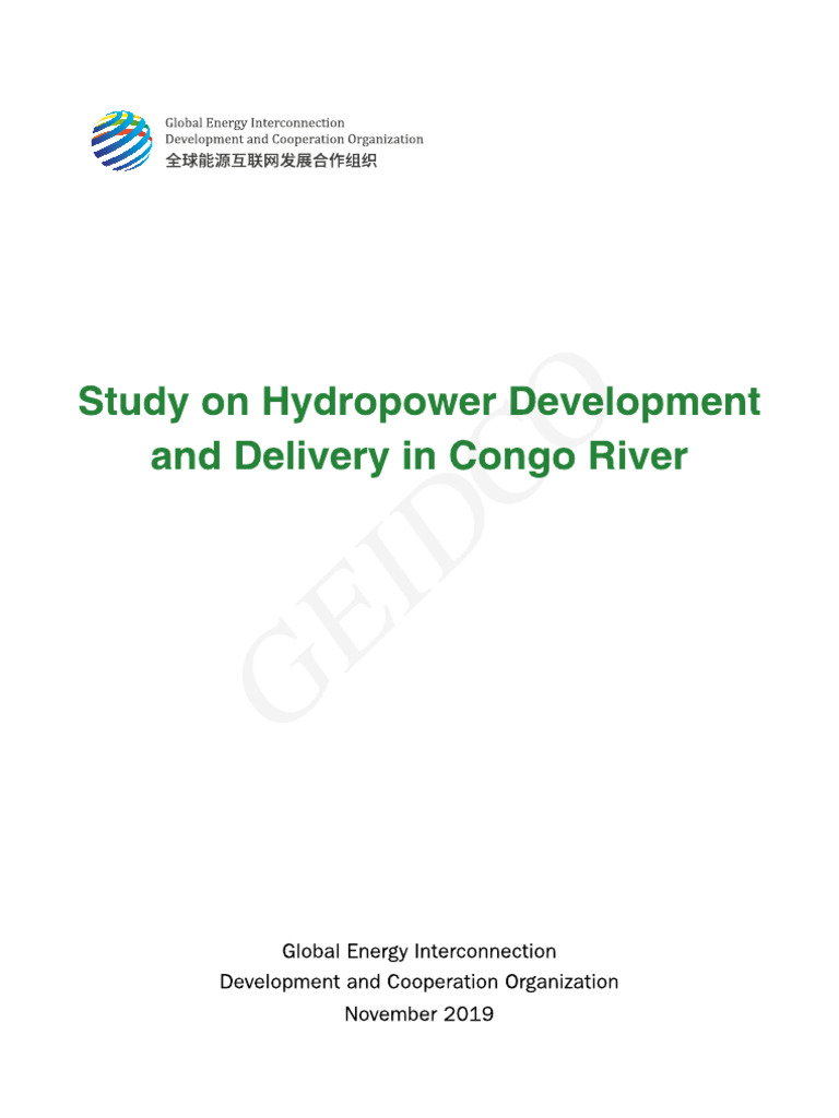 Study On Hydropower of Congo River-Part 1-1-40 Pages | PDF
