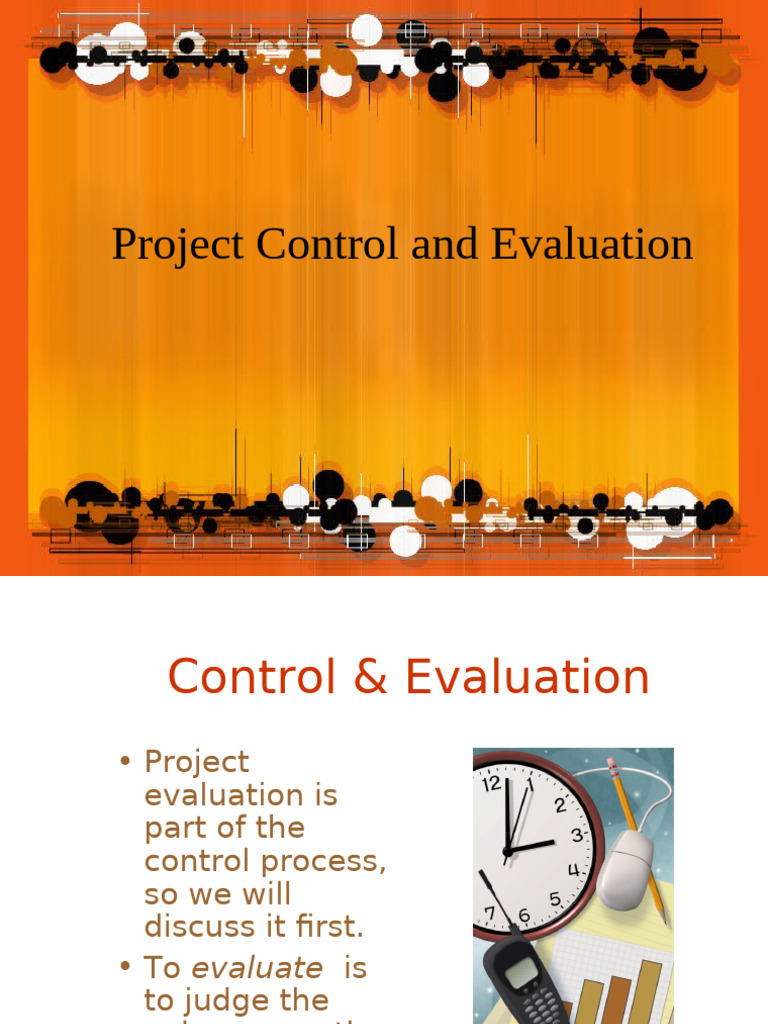 Project Control and Evaluation Guide | PDF | Cognition