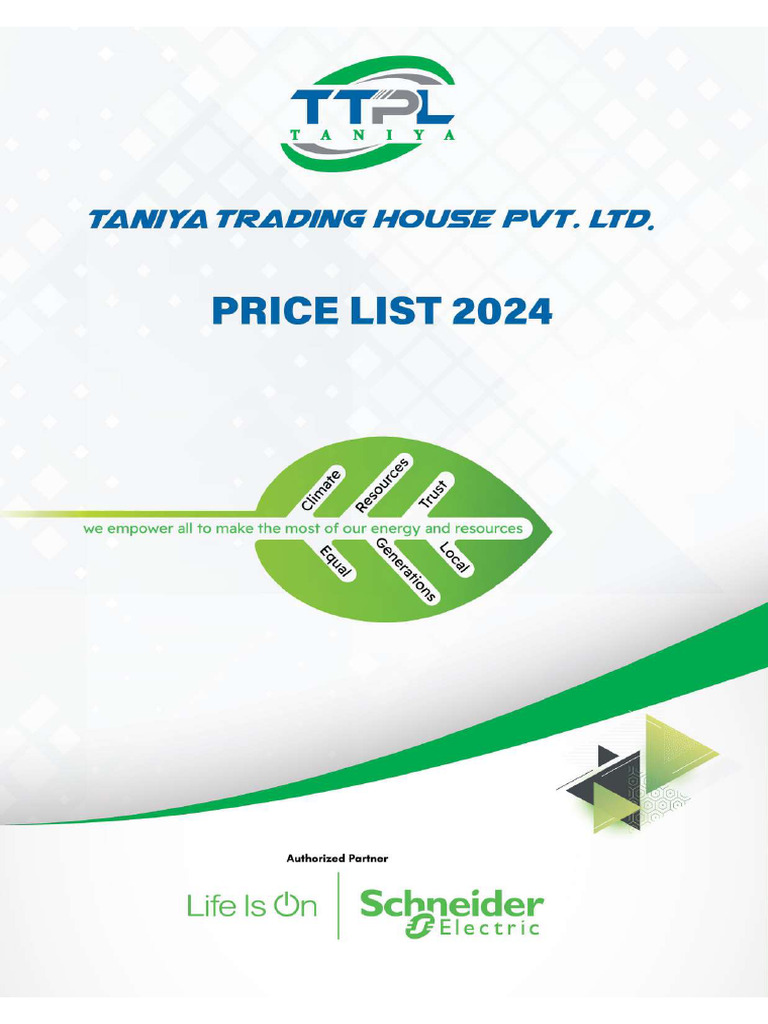 Complete Price List-2024(LVC)-Taniya Trading (1) | PDF