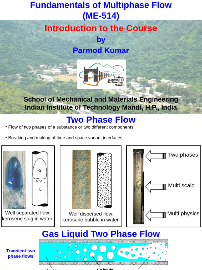 Fundamentals of Multiphase Flow Course | PDF | Phase (Matter) | Liquids