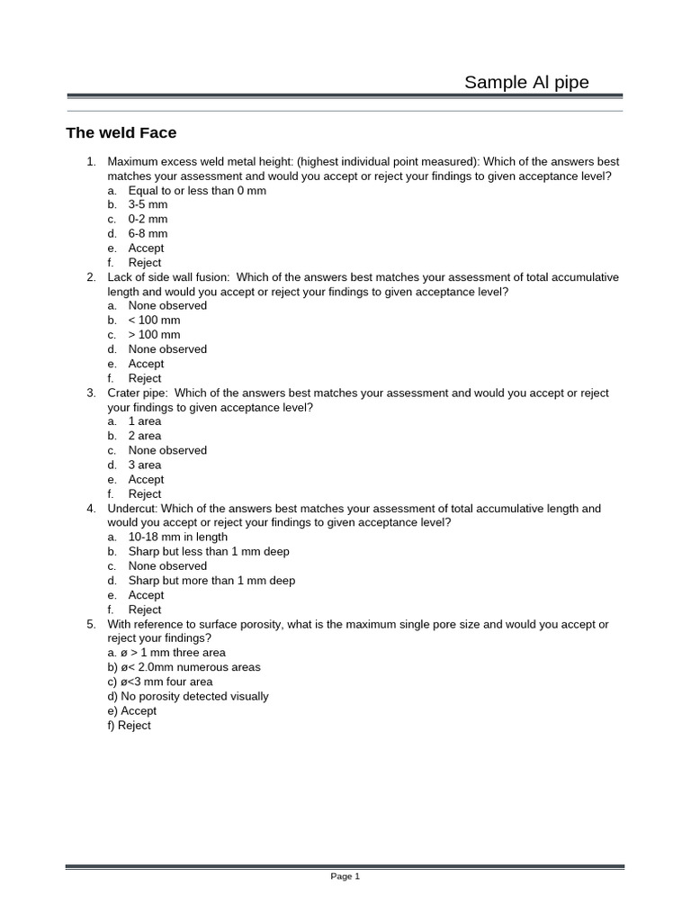 Pipe Practical Face - Aluminium Pipe | PDF | Porosity | Materials