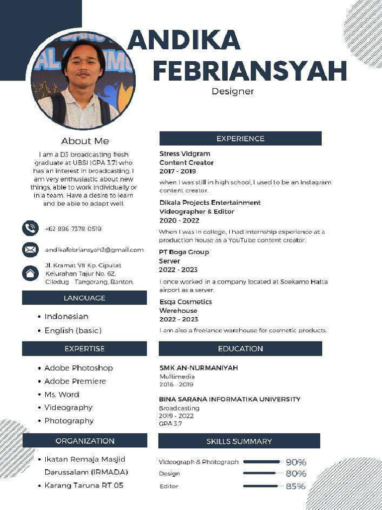 CV Andika | PDF