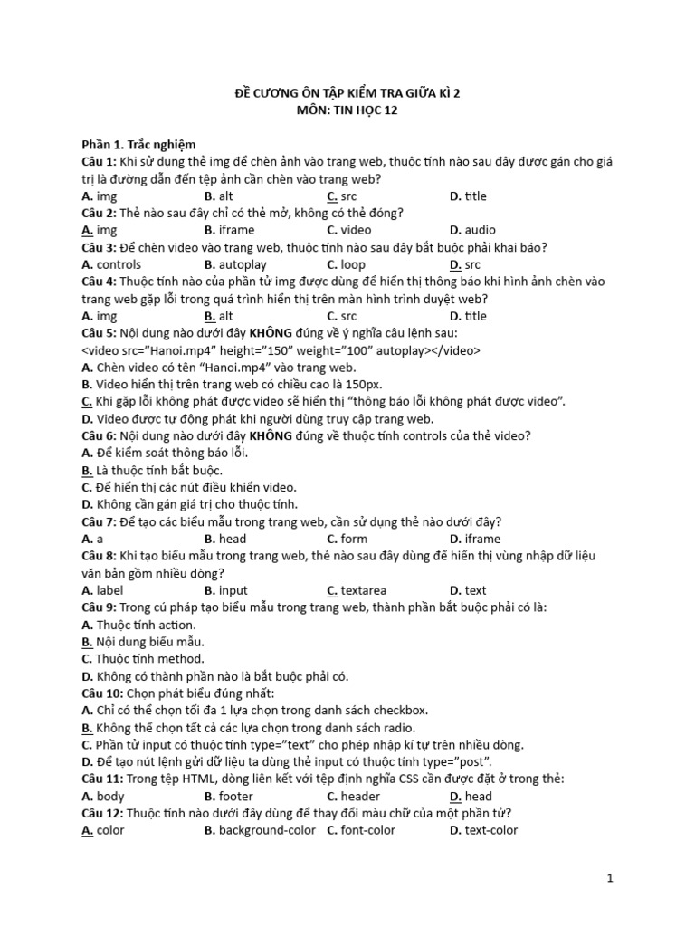 Tôi đang chia sẻ 'Tin 12 HK2 KTGK' với bạn | PDF