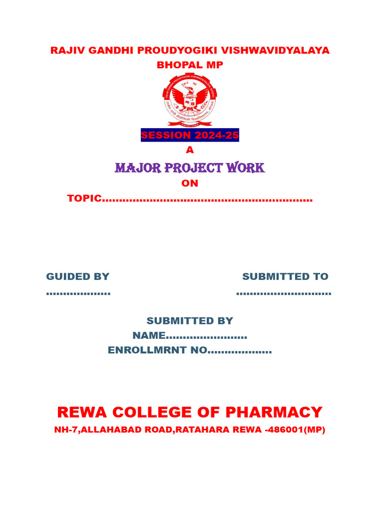 Front Page RGPV | PDF