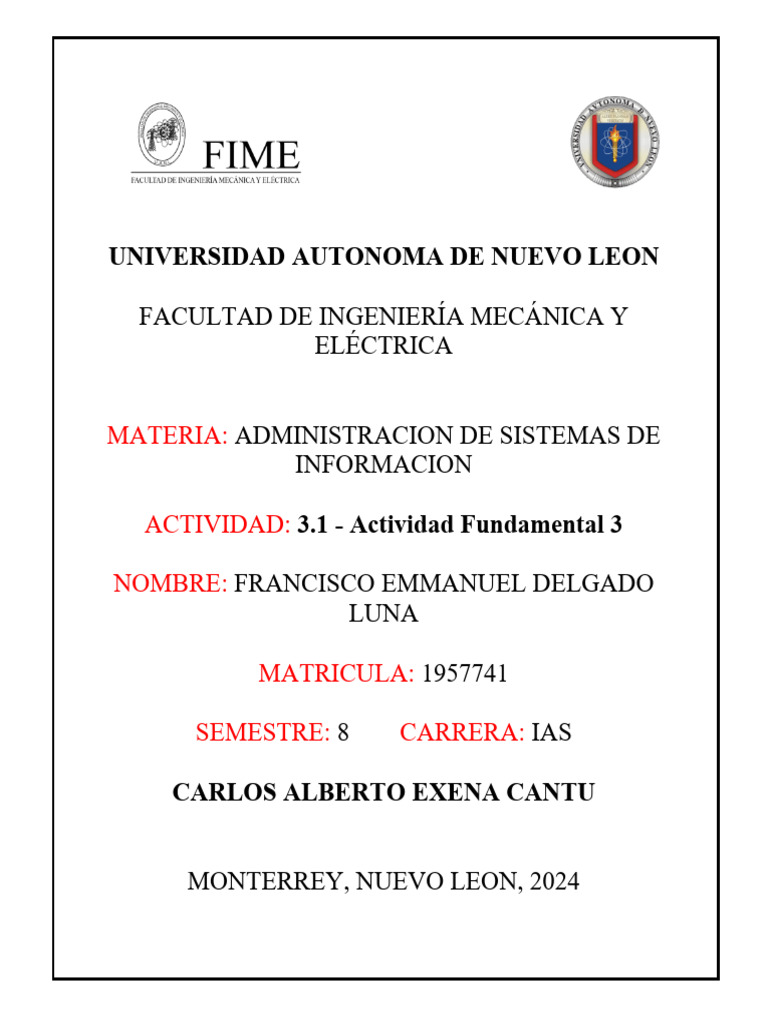 3.1 ActF Sistemas | PDF