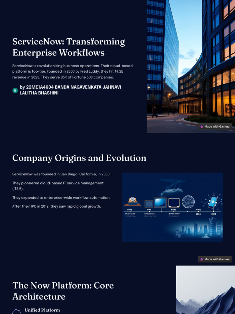 ServiceNow Transforming Enterprise Workflows | PDF | Business ...