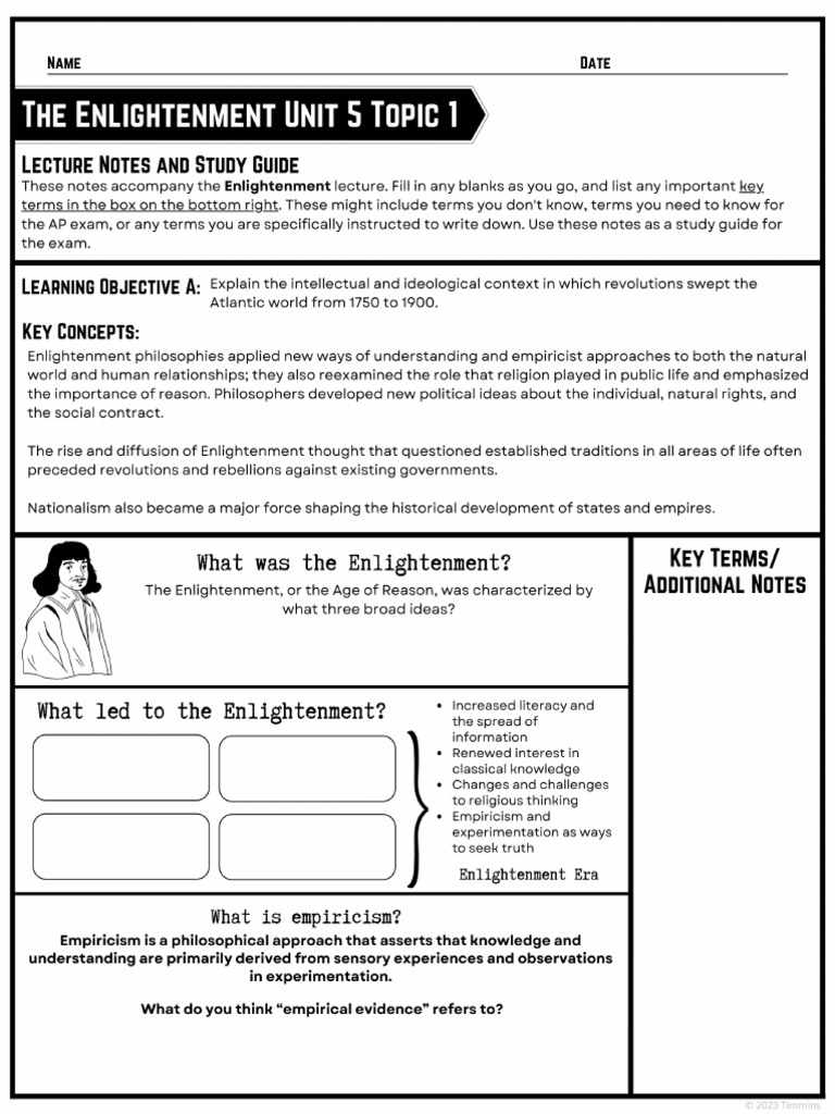 5.1 Guided Notes For Students | PDF