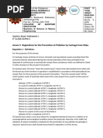 Marpol Annex 5 | PDF | Waste | Waste Management