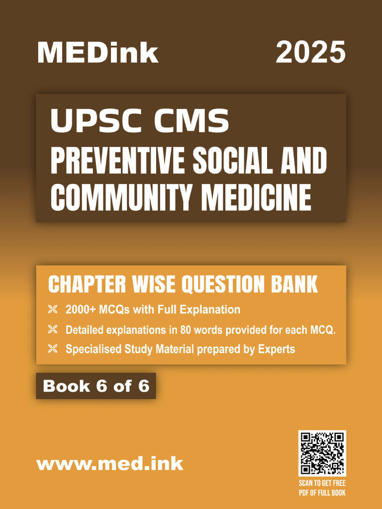 Cms Preventive Social and Community Medicine Book 2025 | PDF | Public ...