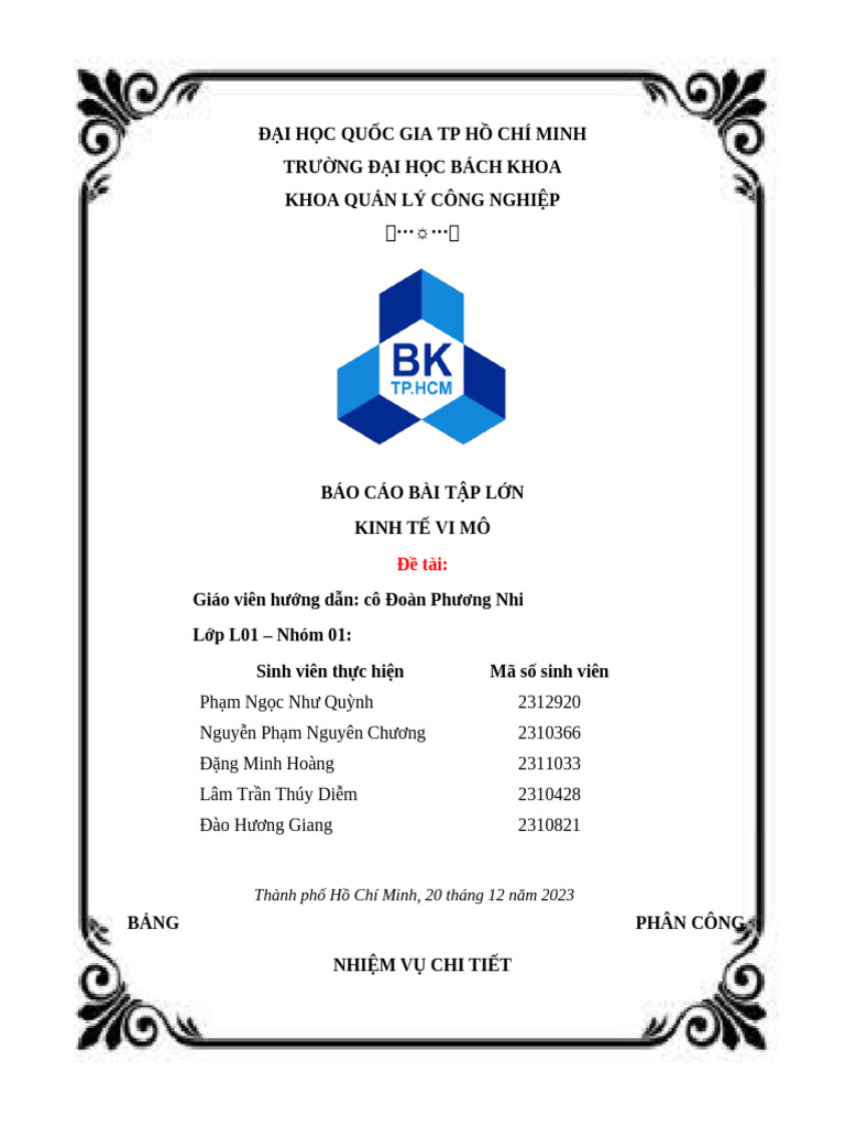 Báo Cáo BTL KTVM | PDF