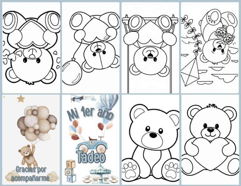 Plantilla mini libro de colorear_20250411_224443_0000 | PDF