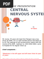Case Taking Proforma - Central Nervous System | PDF | Anatomical Terms ...