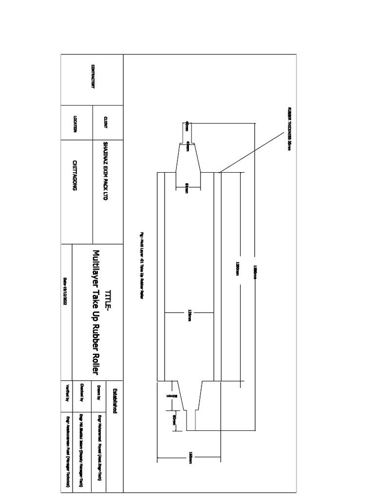 Multi Layer Take Up Rubber Roller | PDF